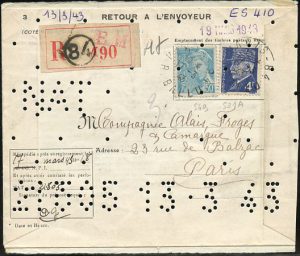 Enveloppe Soleau - Un timbre : Mercure